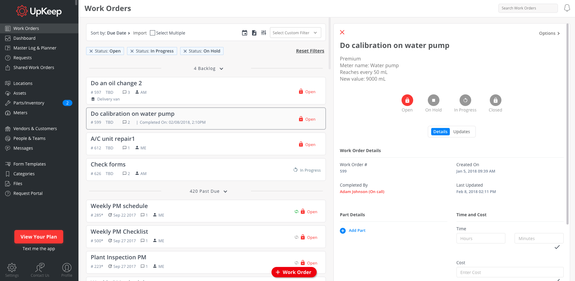 UpKeep: Описание, Функции и Интерфейс – 2021